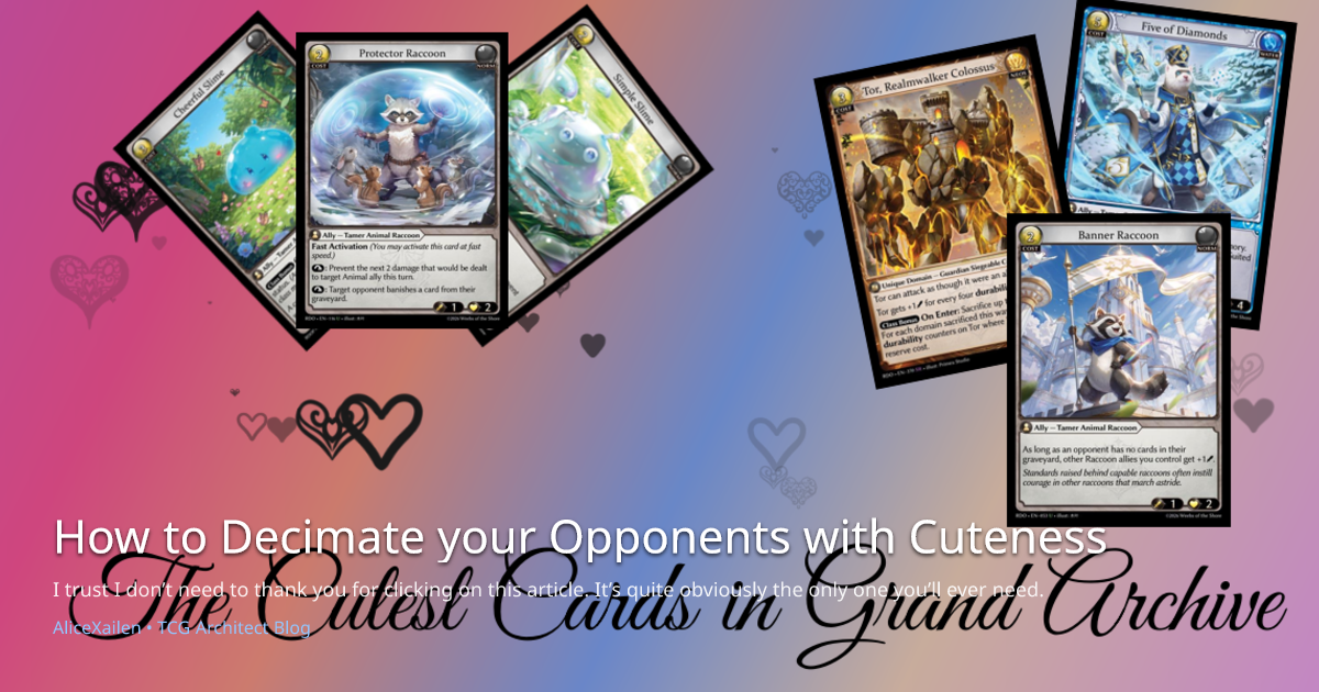 How to Decimate your Opponents with Cuteness | TCGArchitect